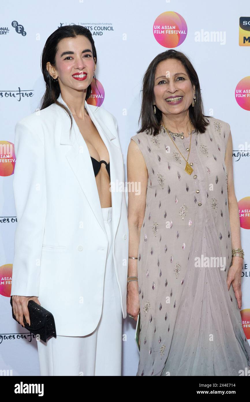 London, UK . 2 May, 2024 . Saba Azad, Dr Pushpinder Chowdhry pictured ...