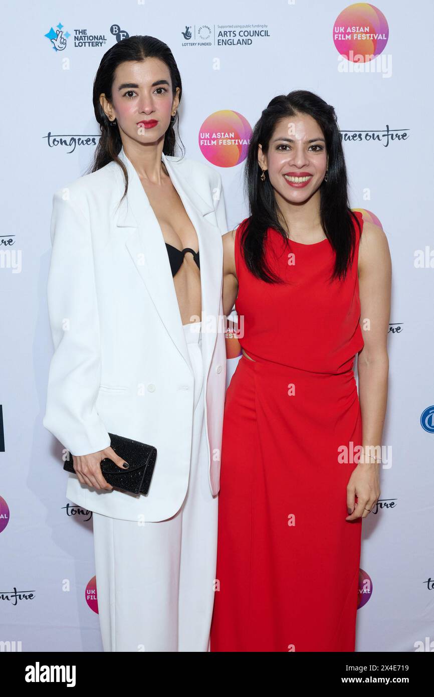 London, UK . 2 May, 2024 . Saba Azad, Rumana Molla pictured at the UK Asian Film Festival 2024 ...