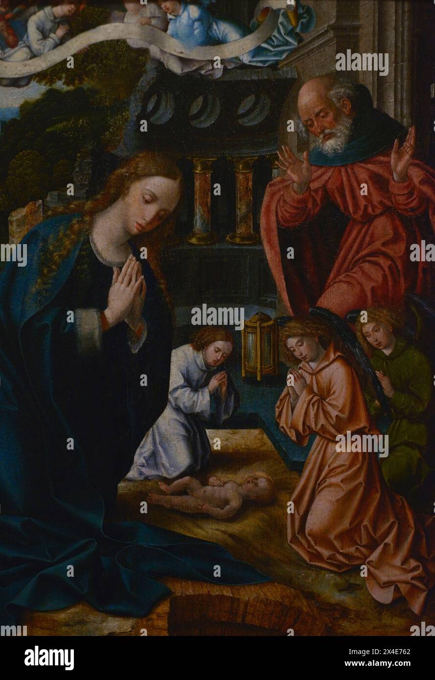 Pieter Coecke van Aelst (1502-1550). Flemish painter and engraver. Altarpiece featuring scenes ...