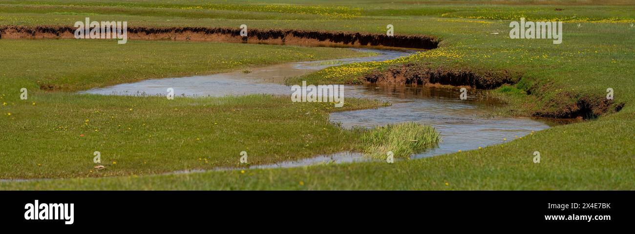 A meandering landscape in the Taurus Mountains of Antalya / Turkey ...