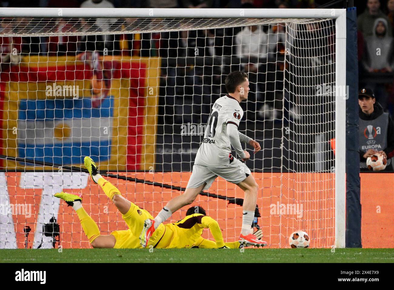 Rome, Italy. 02nd May, 2024. Florian Wirtz of Bayer Leverkusen past ...