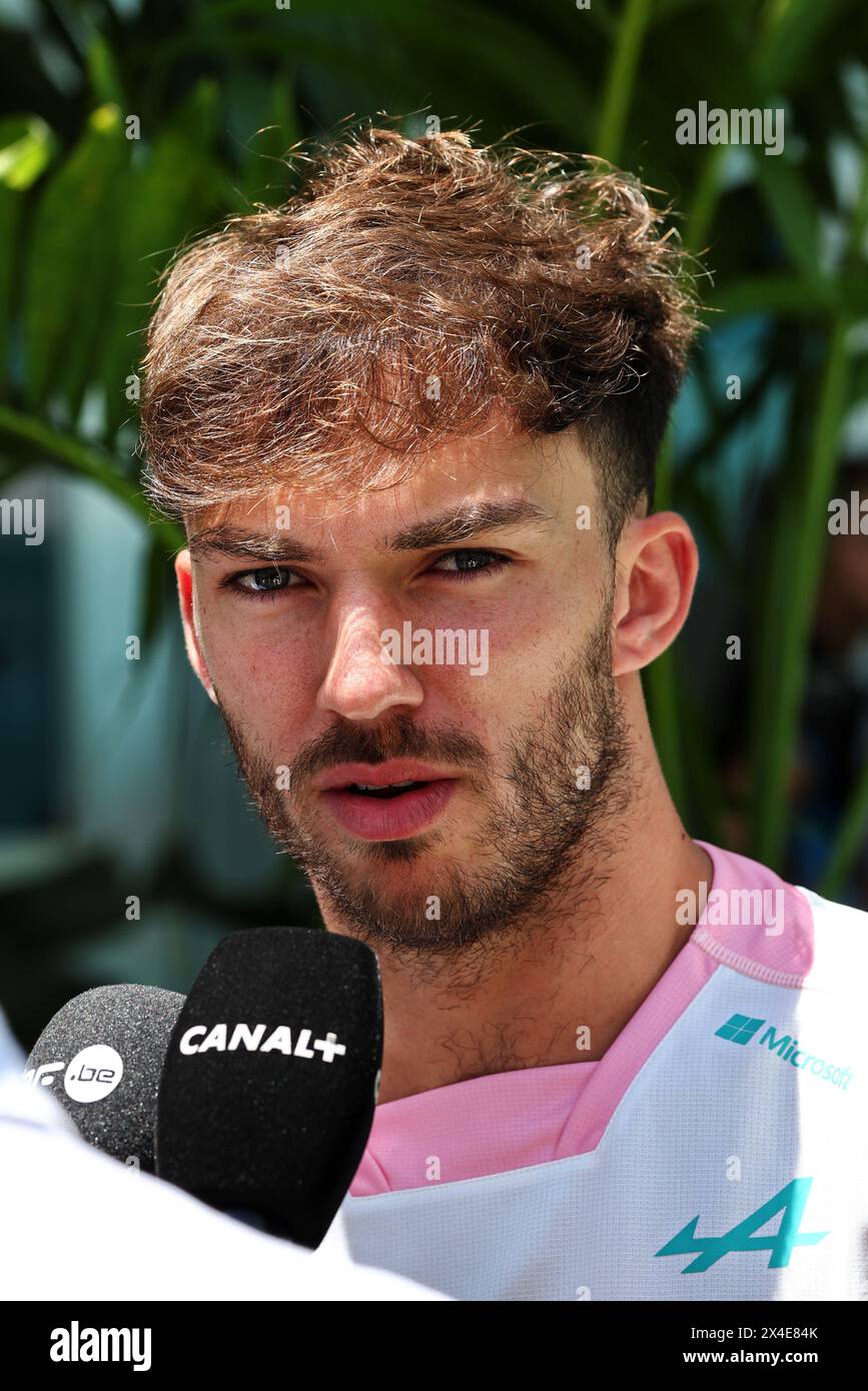 Miami, USA. 02nd May, 2024. Pierre Gasly (FRA) Alpine F1 Team. Formula ...