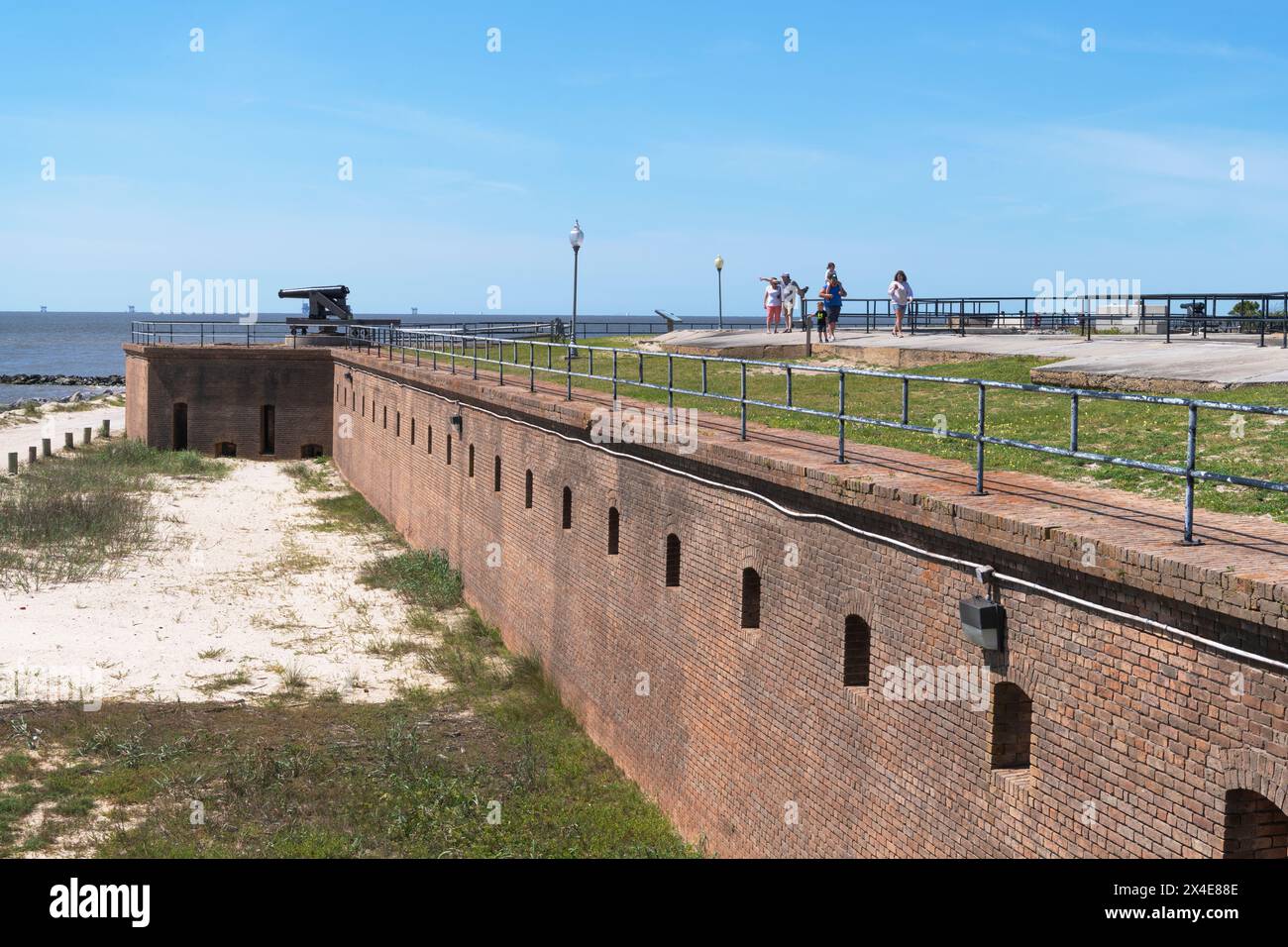 Historic Fort Gaines Dauphin Island, Alabama Stock Photo - Alamy