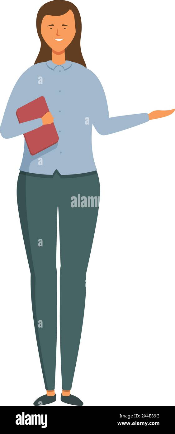 Female lady manager icon cartoon vector. Assistant digital. Party plan ...