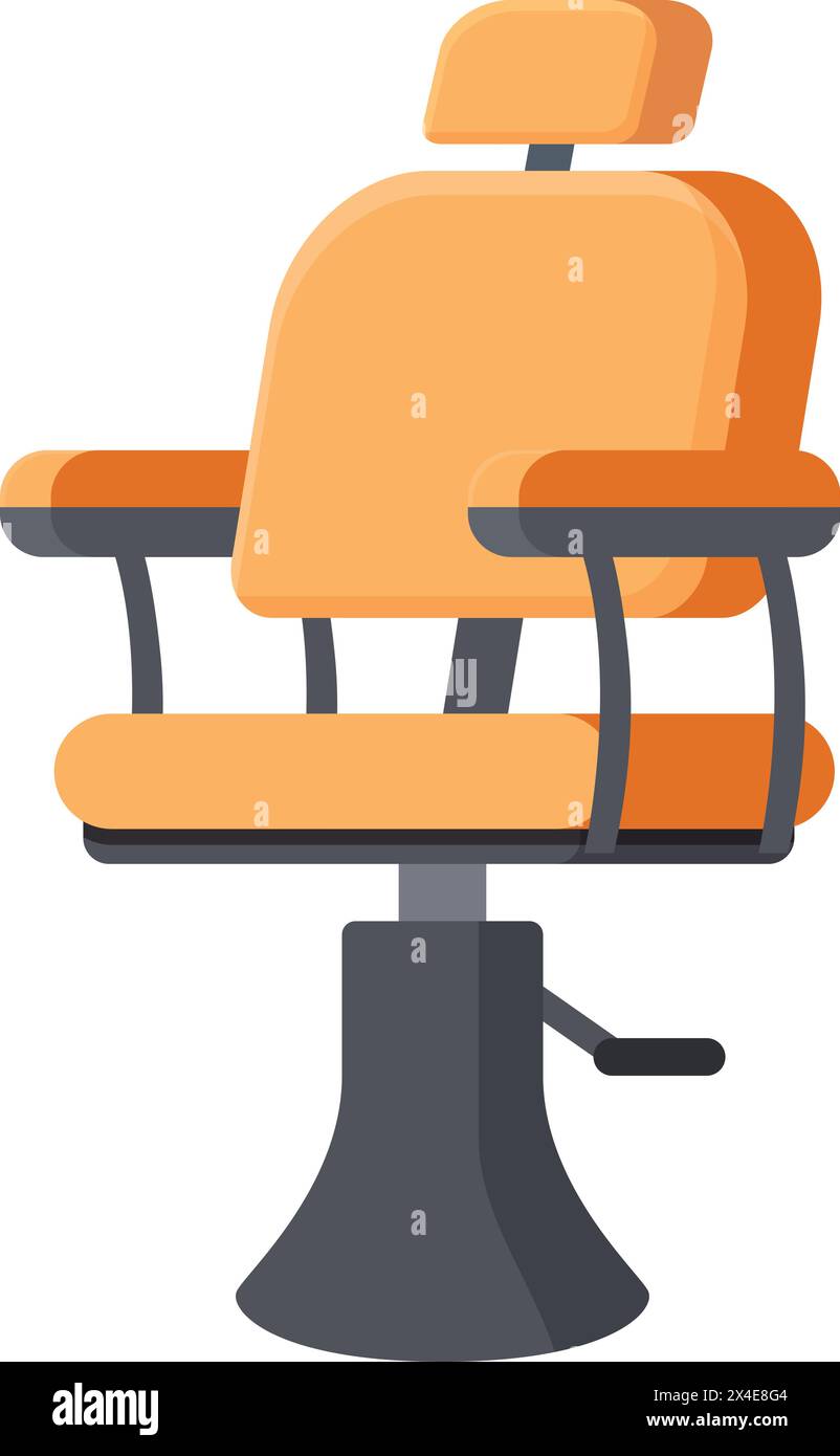 Small barber chair icon cartoon vector. Interior seat. Shaving studio ...
