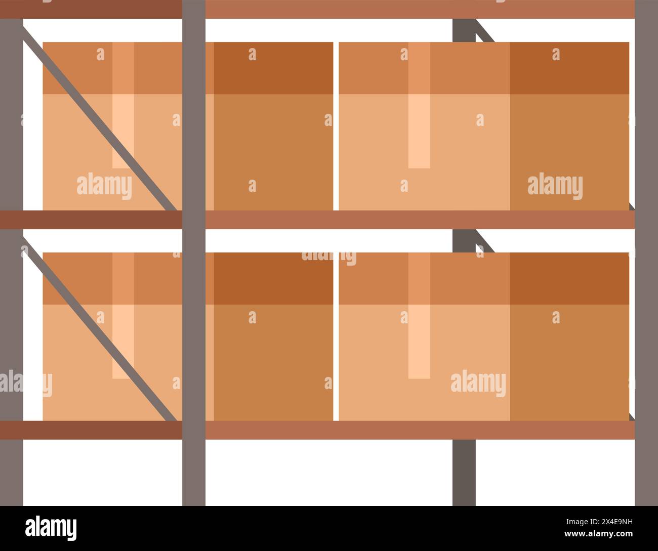 Distribution center interior Cut Out Stock Images & Pictures - Alamy