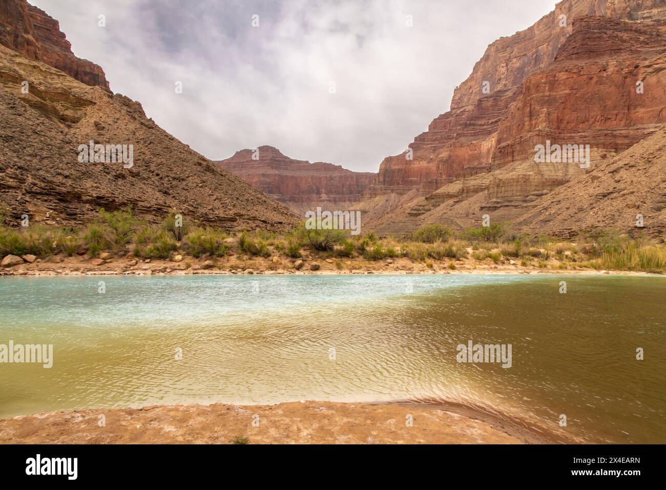 USA, Arizona, Grand Canyon National Park. Little Colorado River's ...