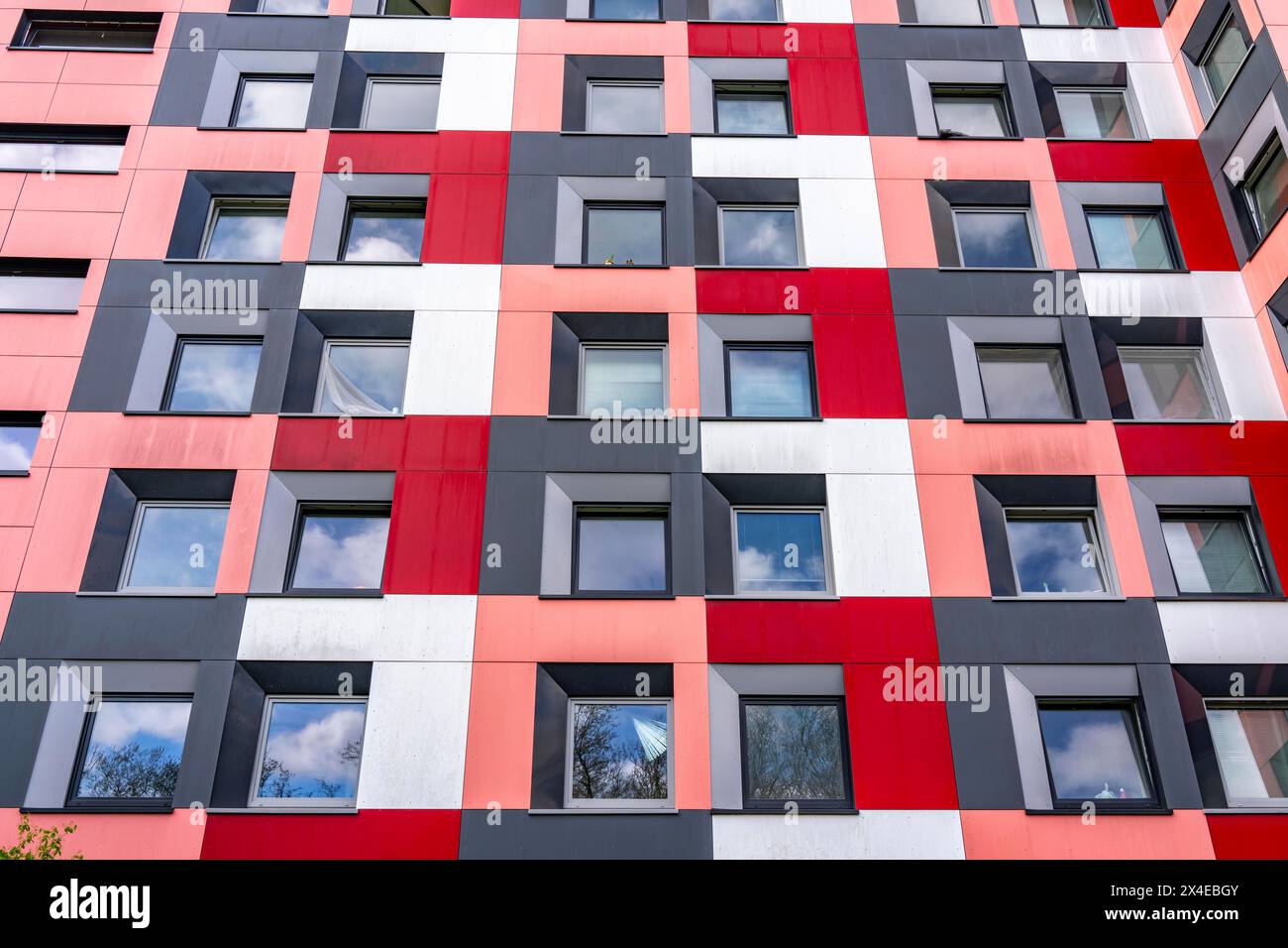 Student residence of the Studierendenwerk Essen-Duisburg in Essen, over ...