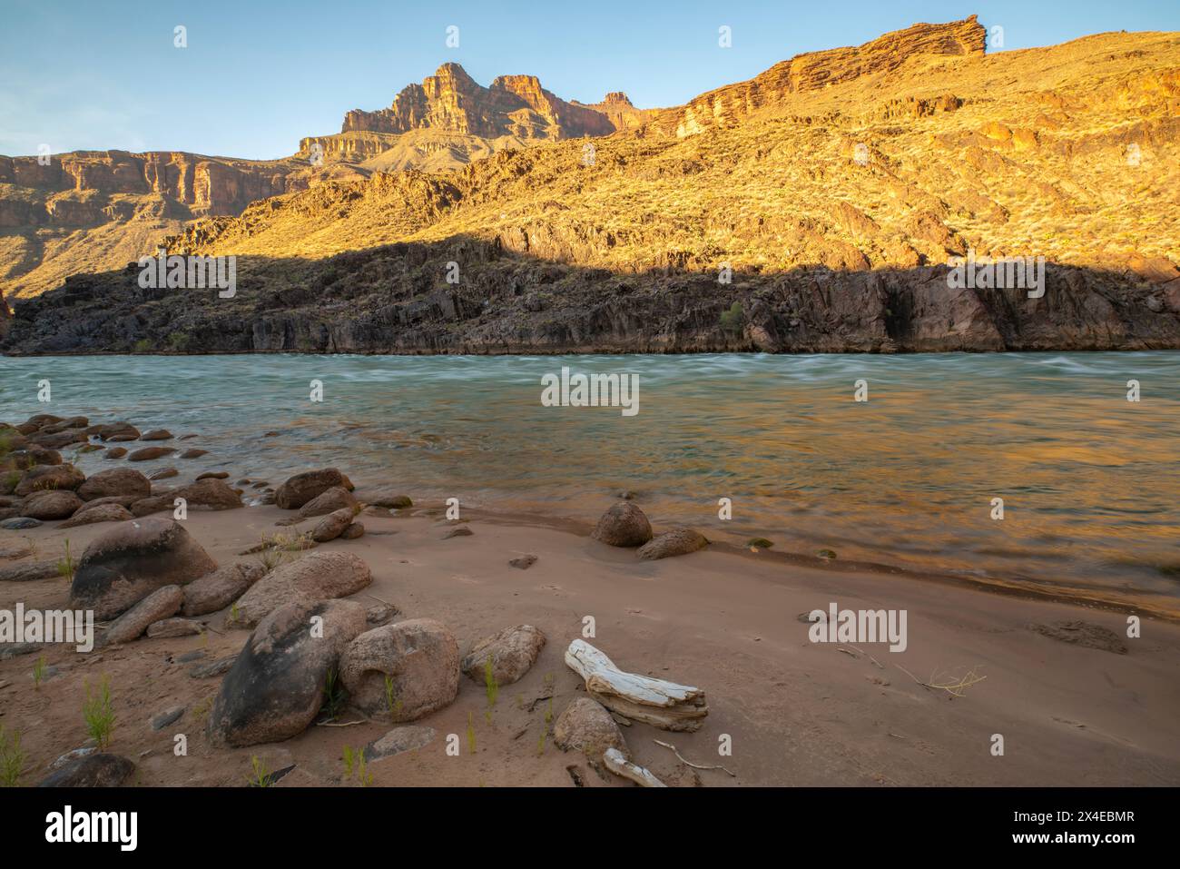 USA, Arizona, Grand Canyon National Park. Landscape with Shinumo Rapid ...