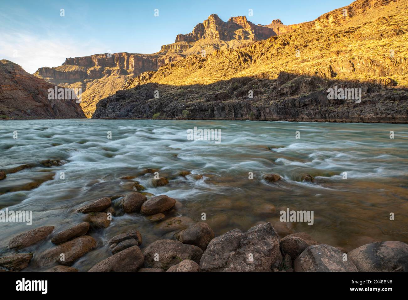 USA, Arizona, Grand Canyon National Park. Landscape with Shinumo Rapid ...