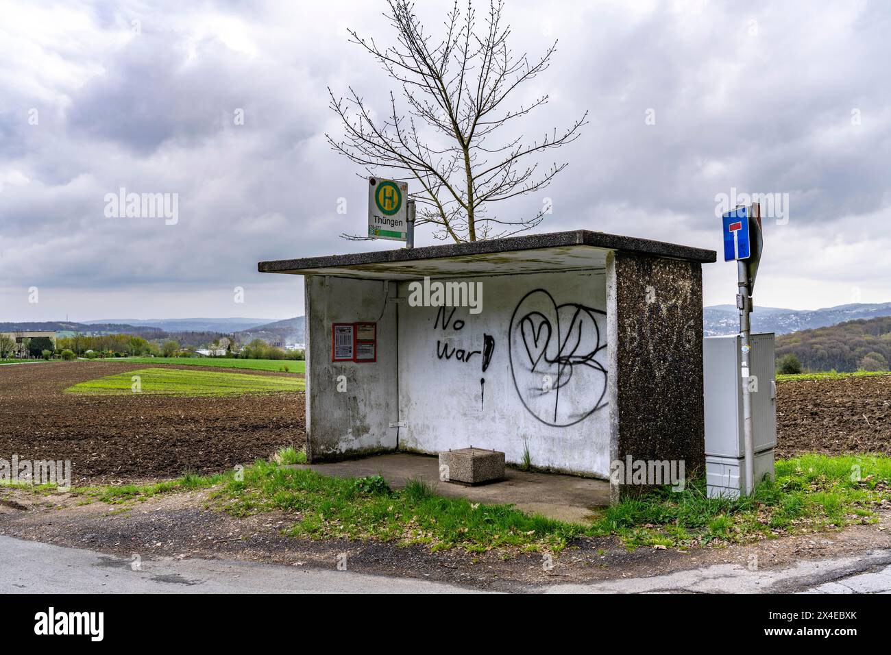 Bus stop graffiti hi-res stock photography and images - Alamy