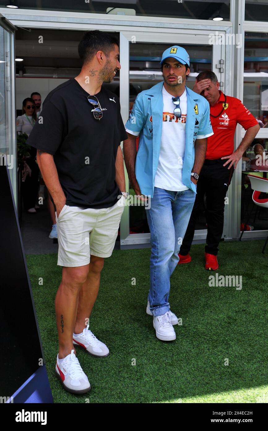 Miami, USA. 02nd May, 2024. (L to R): Luis Suarez (URU) Inter Miami ...