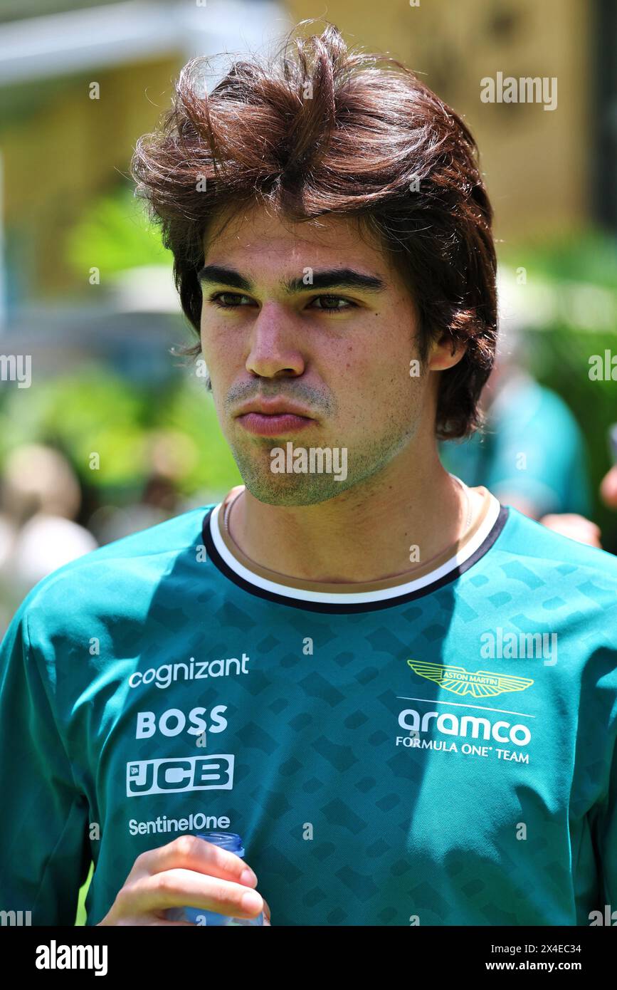 Miami, USA. 02nd May, 2024. Lance Stroll (CDN) Aston Martin F1 Team ...