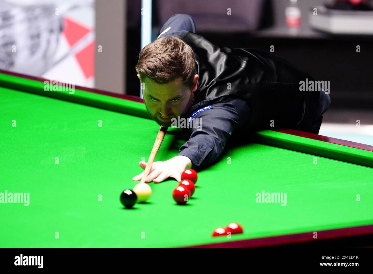 Jak Jones in action during their semi-final match against Stuart ...