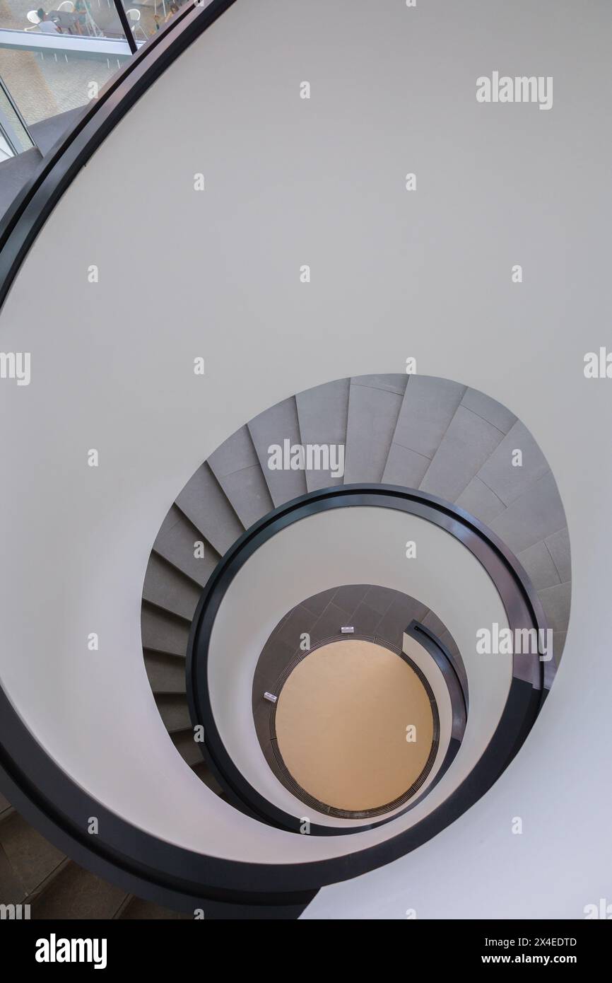 Nuremberg, Germany - July 19, 2023: Beautiful modern art spiral ...