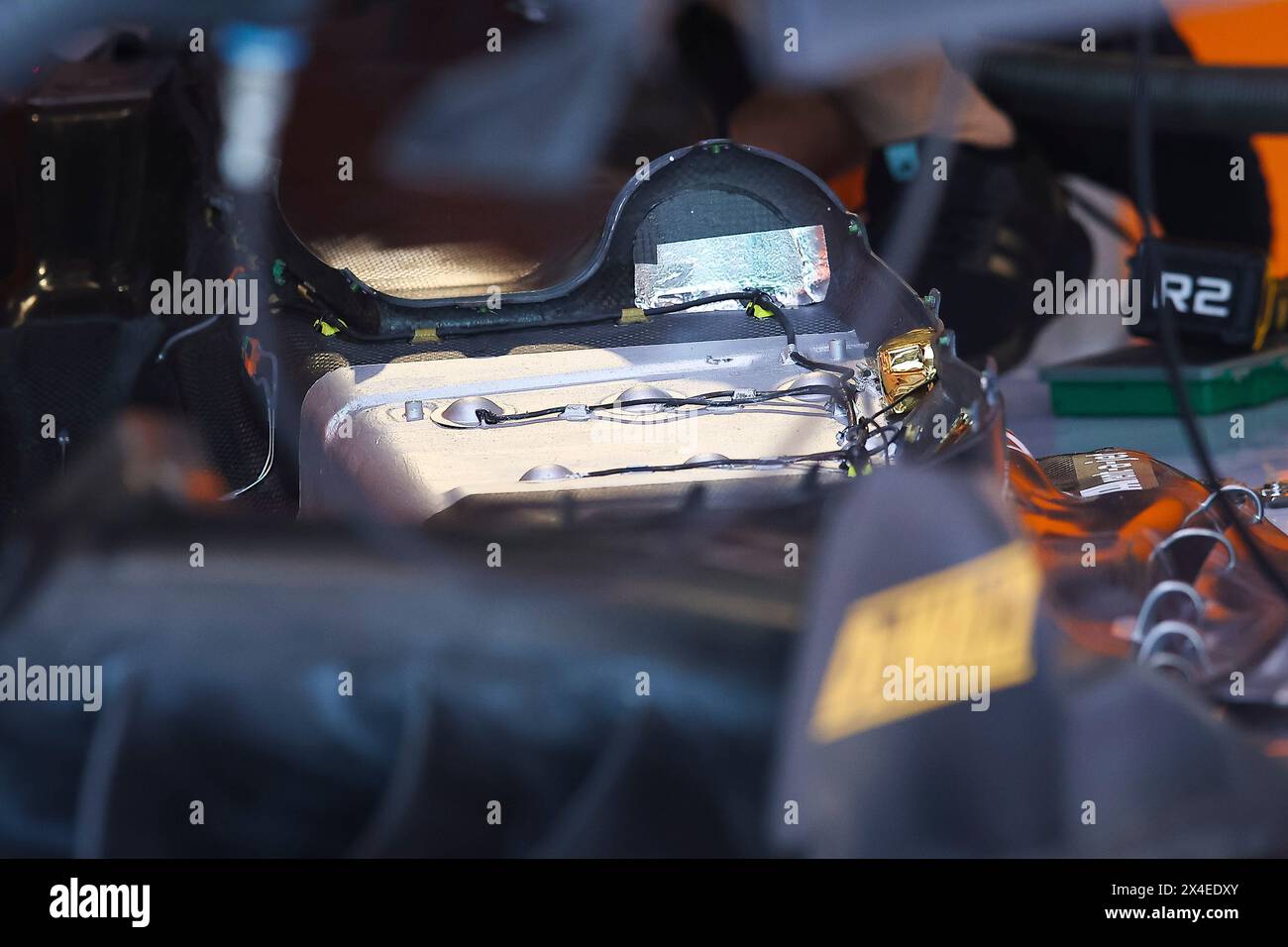 Miami, Etats Unis. 02nd May, 2024. McLaren F1 Team MCL38, mechanical ...