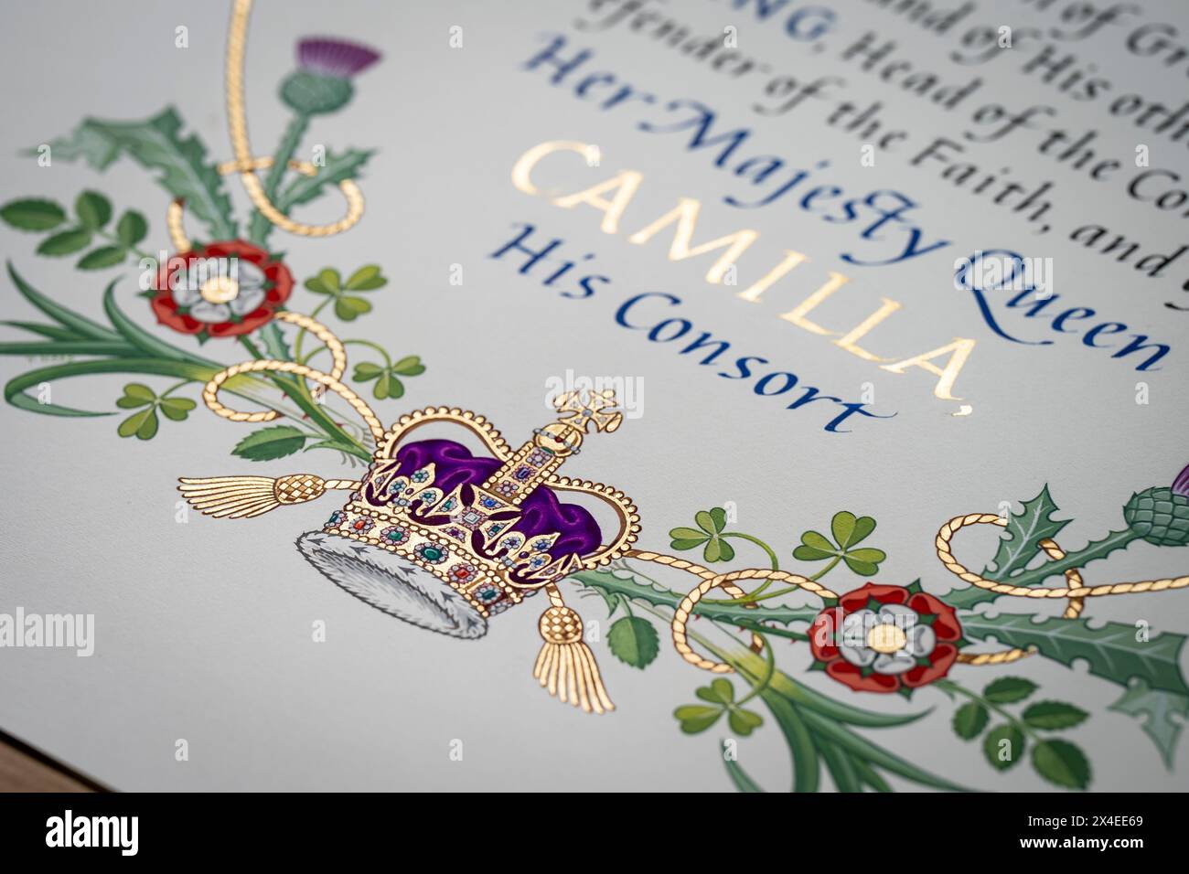 The frontispiece created by heraldic artist Timothy Noad, of the ... The frontispiece created by heraldic artist Timothy Noad, of the ...