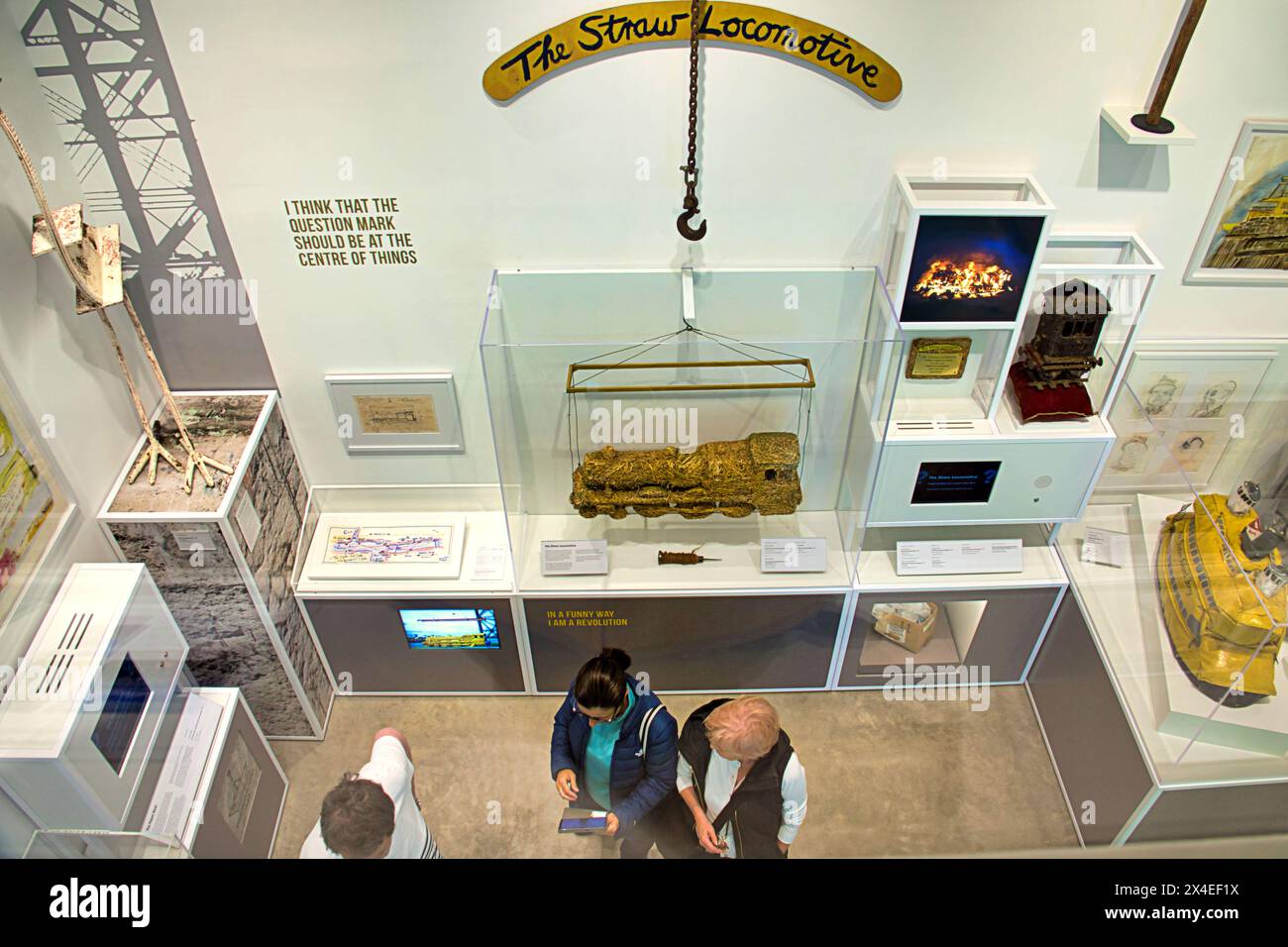 Greenock, Glasgow, Scotland, UK. 2nd May, 2024 The Wyllieum, the artist ...