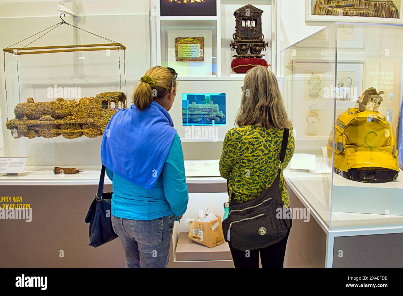 Greenock, Glasgow, Scotland, UK. 2nd May, 2024 The Wyllieum, the artist ...