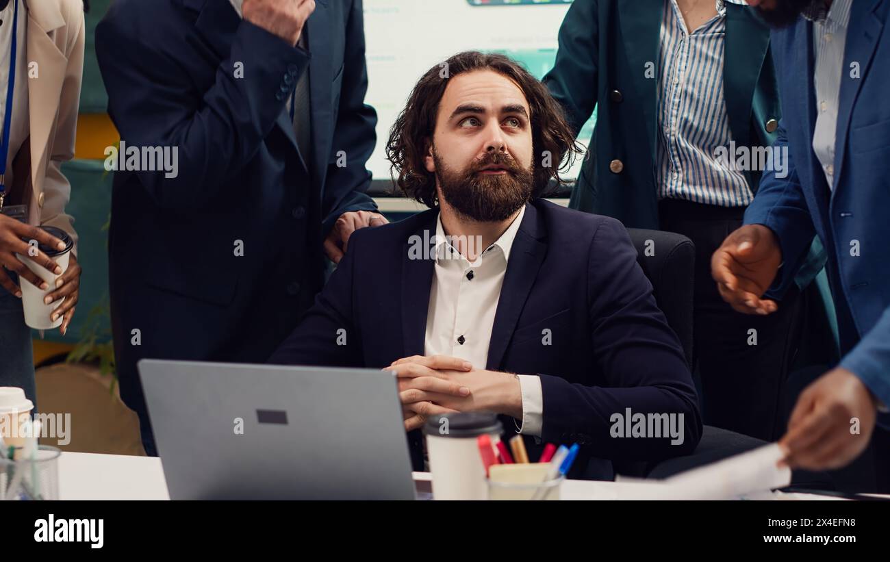 CEO examines what his employees accomplished with the new global ...