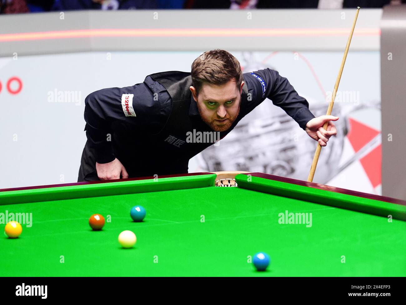 Jak Jones in action during their semi-final match against Stuart ...