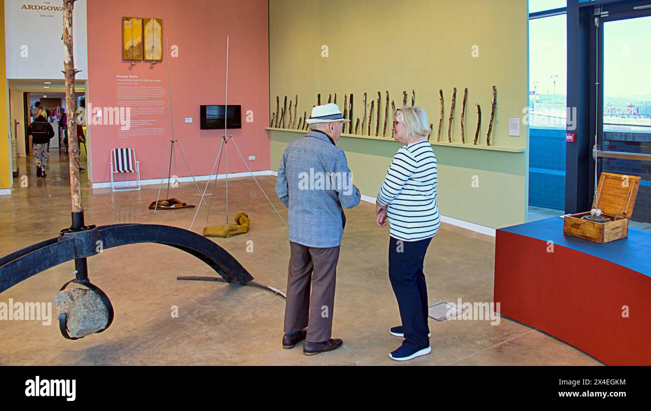 Greenock, Glasgow, Scotland, UK. 2nd May, 2024 The new museum Wyllieum ...