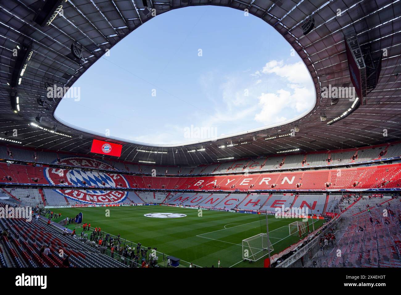 30th April 2024: Allianz Arena, Munich, Germany: General view inside of ...