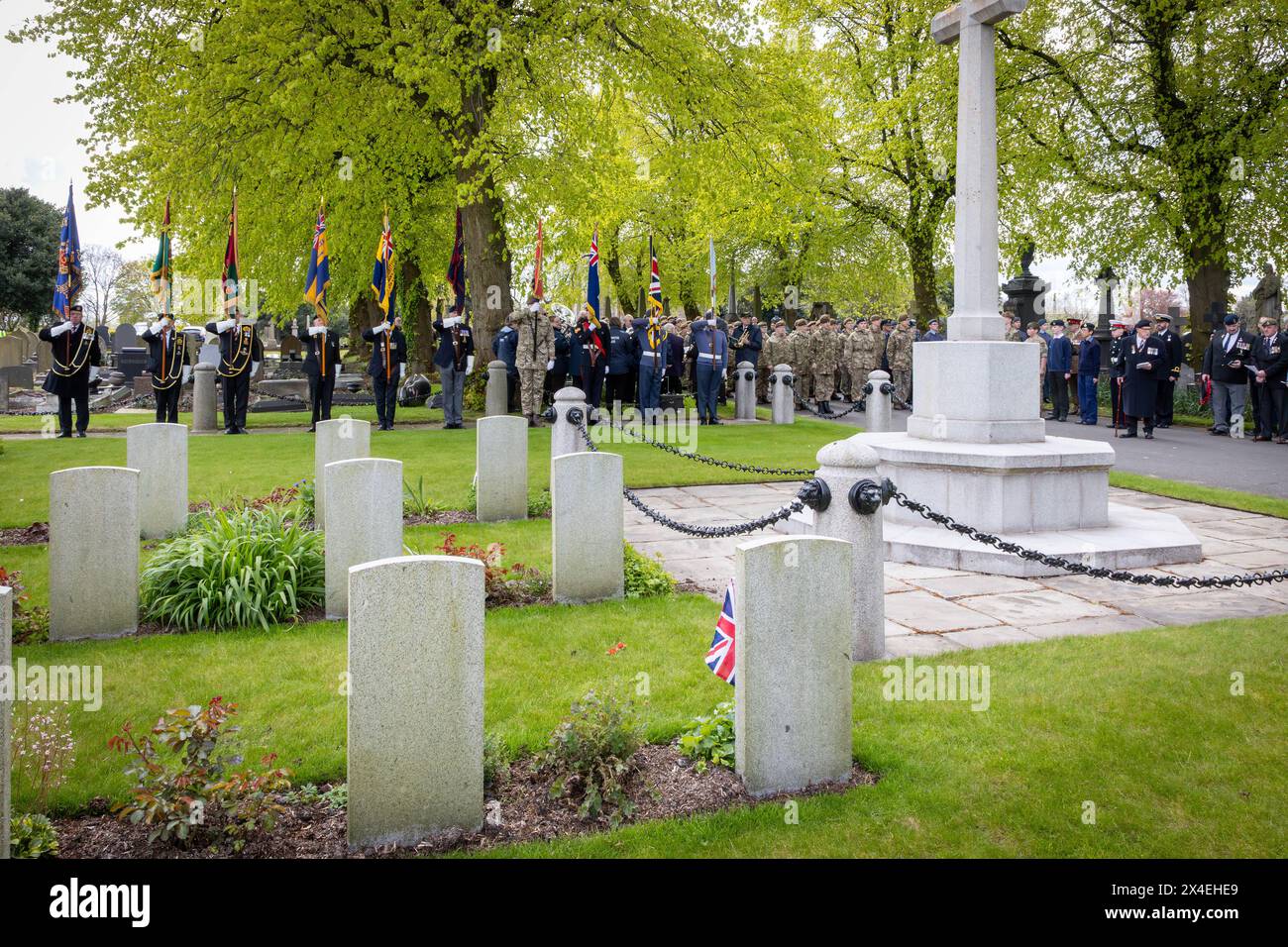 Troops and Standards stand at attention on ANZAK Day 2024 in Soldier's ... Troops and Standards stand at attention on ANZAK Day 2024 in Soldier's ...