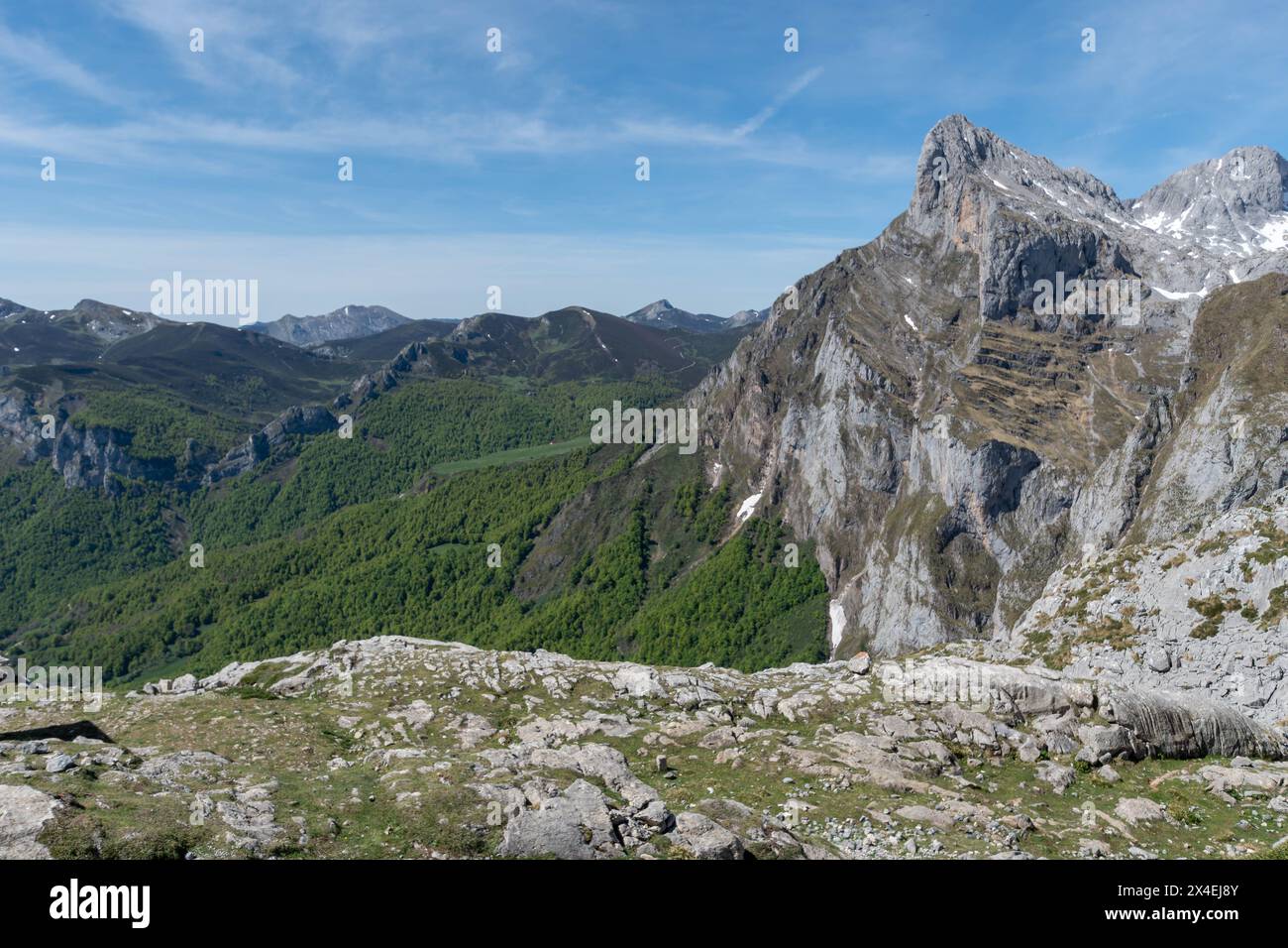 Picos de Europa (Peaks of Europe) a mountain range part of the ...