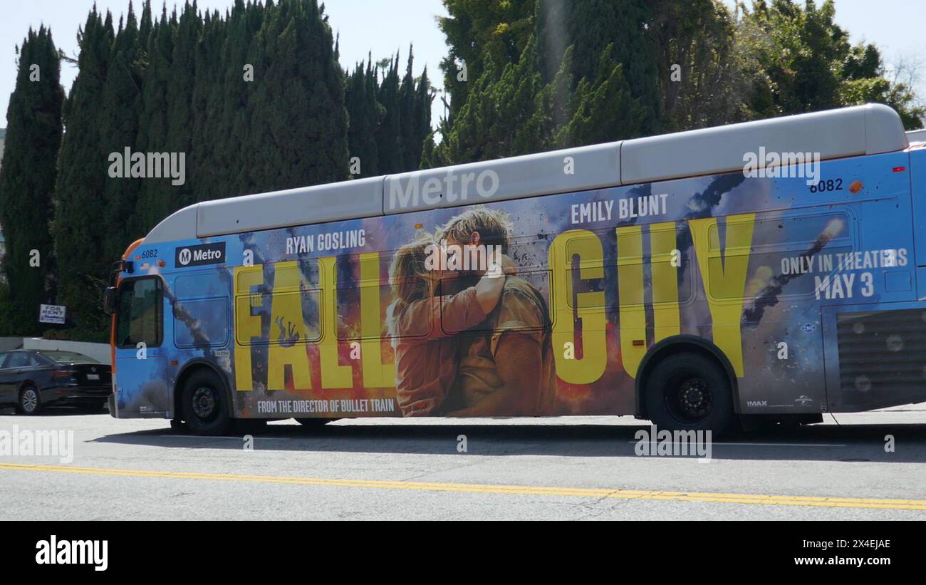 Los Angeles, California, USA 1st May 2024 The Fall Guy Bus with Ryan ...