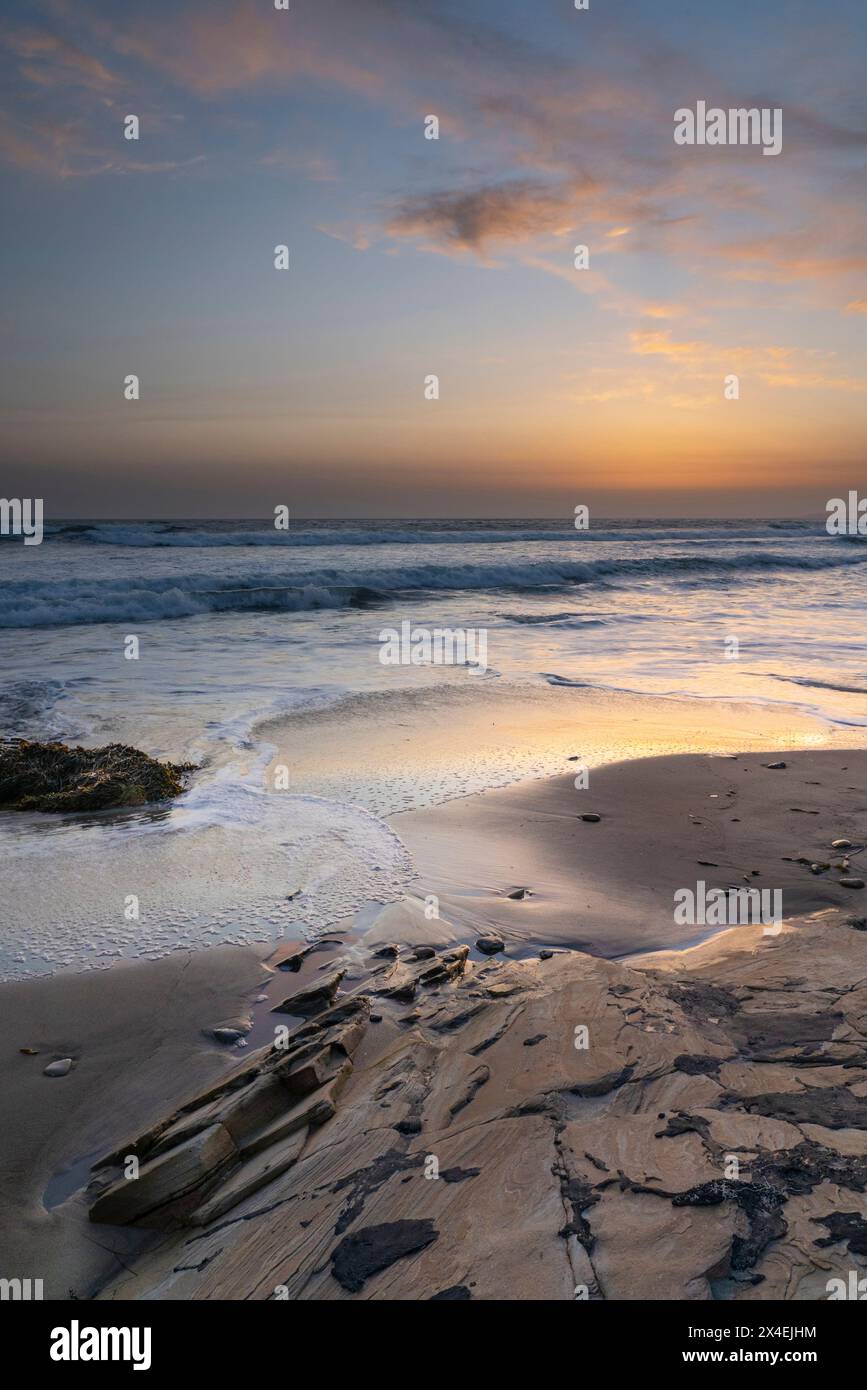 USA, California. Jalama Beach County Park with clouds Stock Photo - Alamy