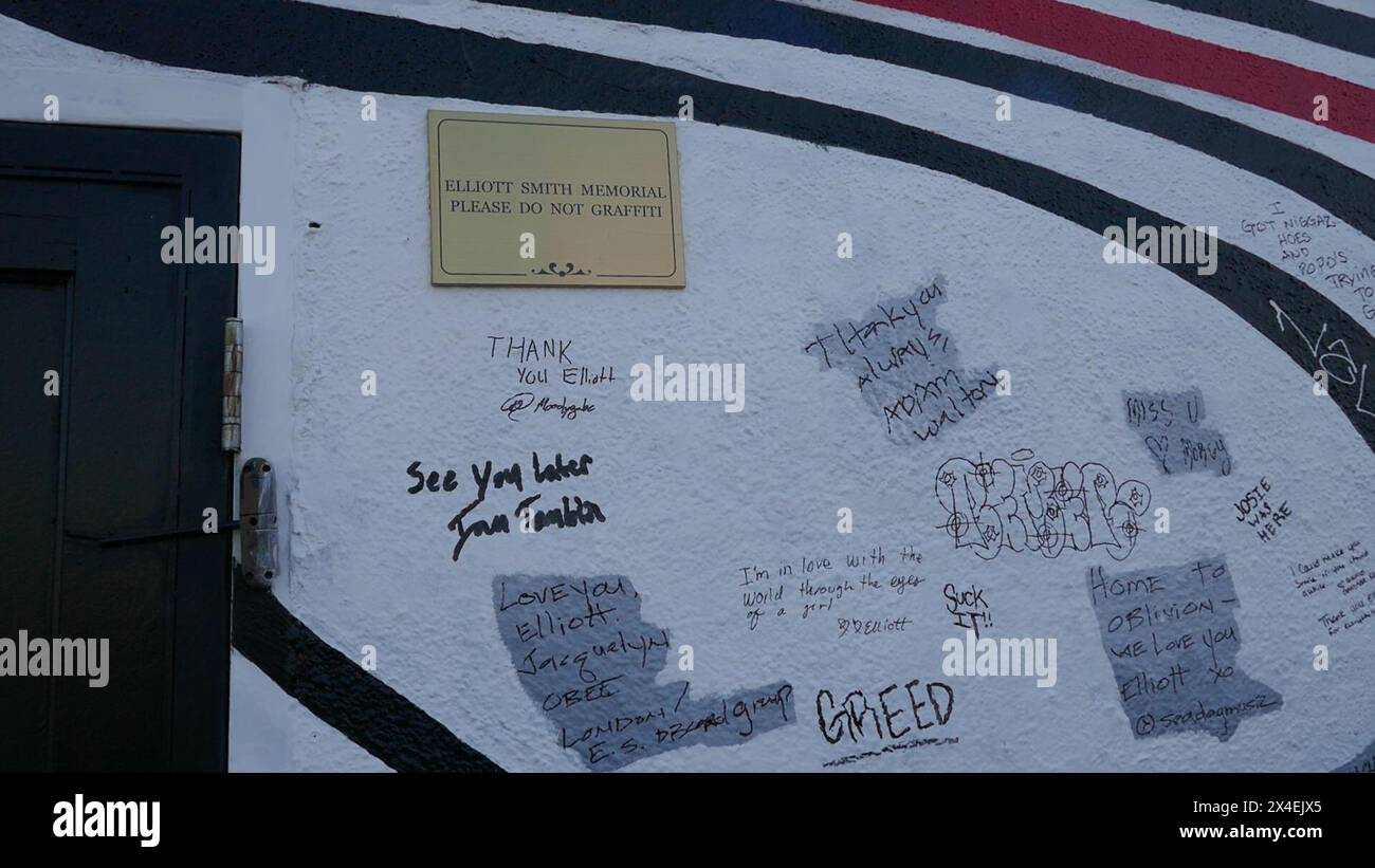 Los Angeles, California, USA 1st May 2024 Singer Elliott Smith Figure 8 ...