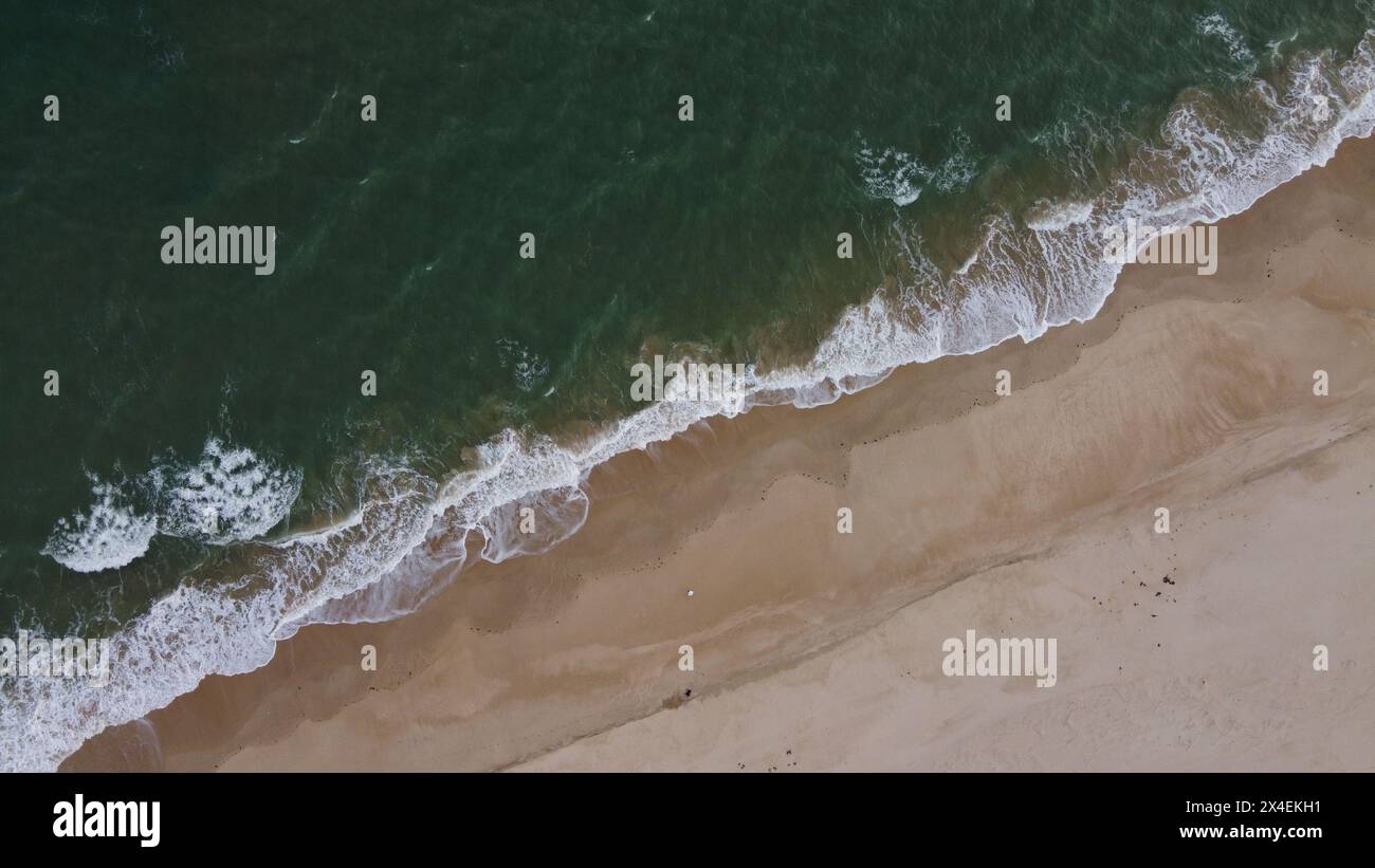 Aerial panorama tranquil shore beach hi-res stock photography and ...