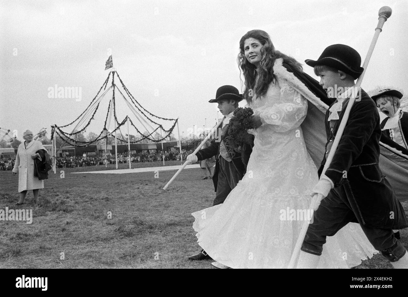 Royal May Day Knutsford, Cheshire, England 1973. Miss Eliane Murray ...