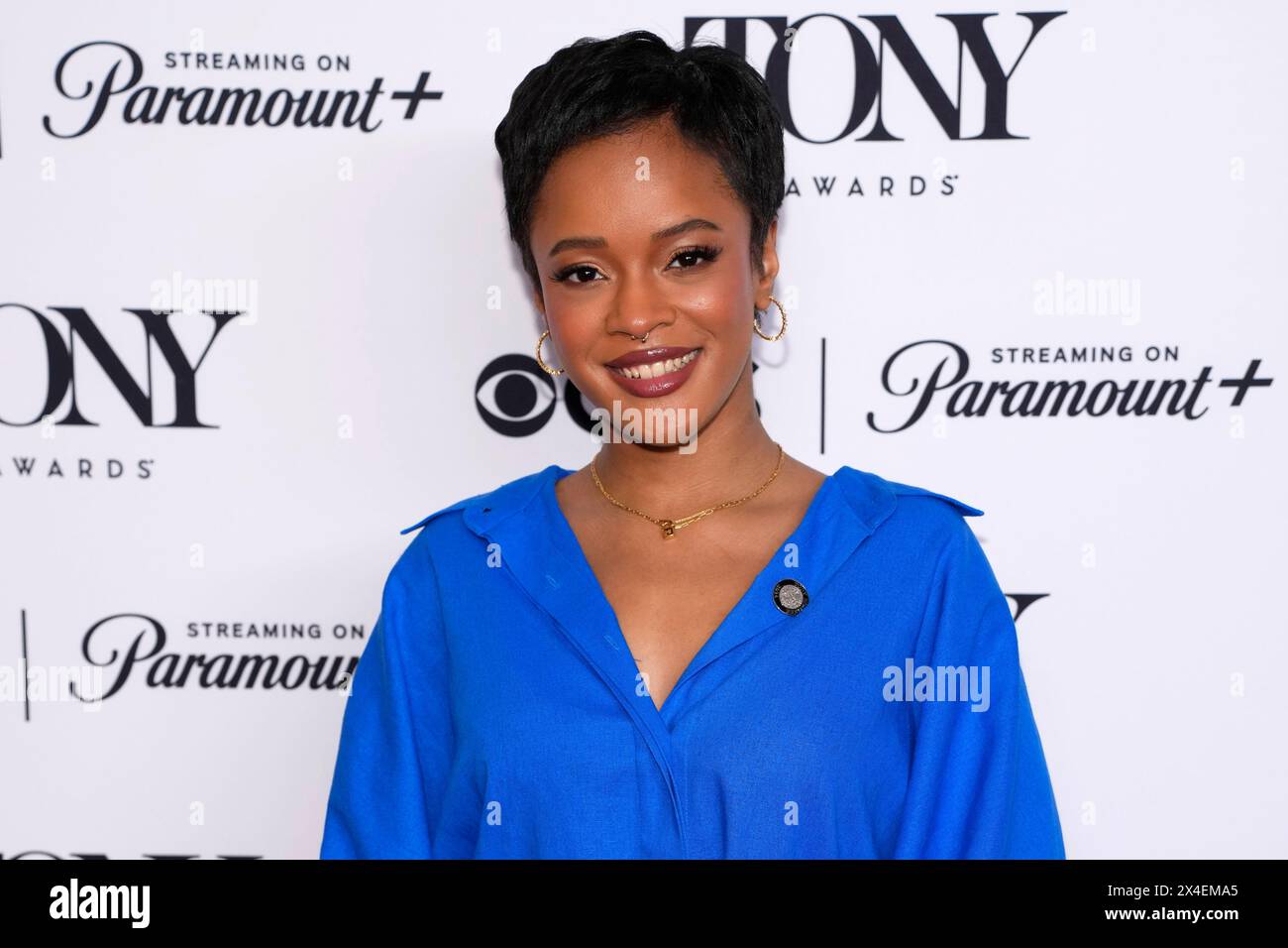 Maleah Joi Moon attends the Meet The Tony Award Nominees press junket ...