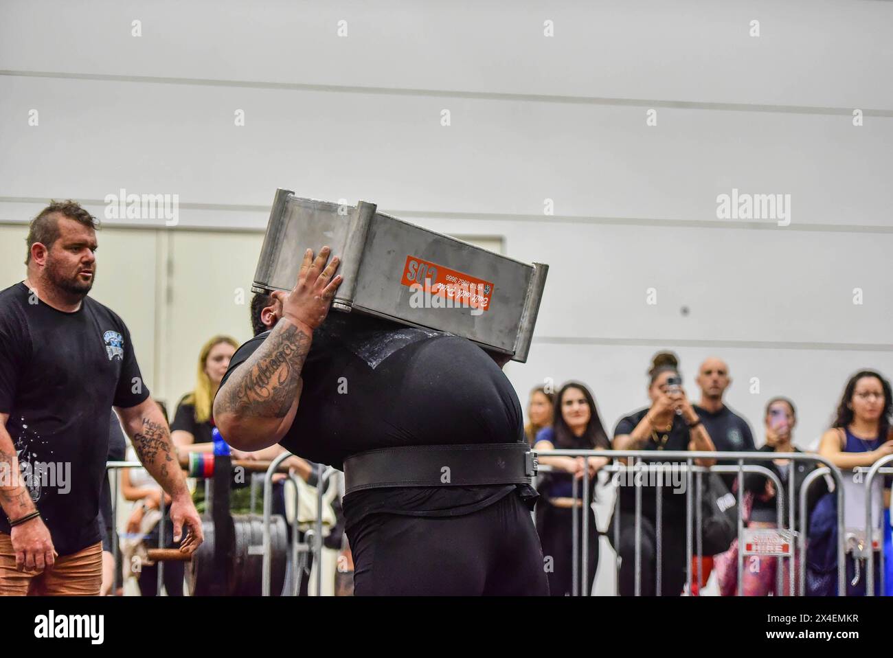 Strongman Phil Muliaga is seen in action at 2024 Oceania Strongman ...