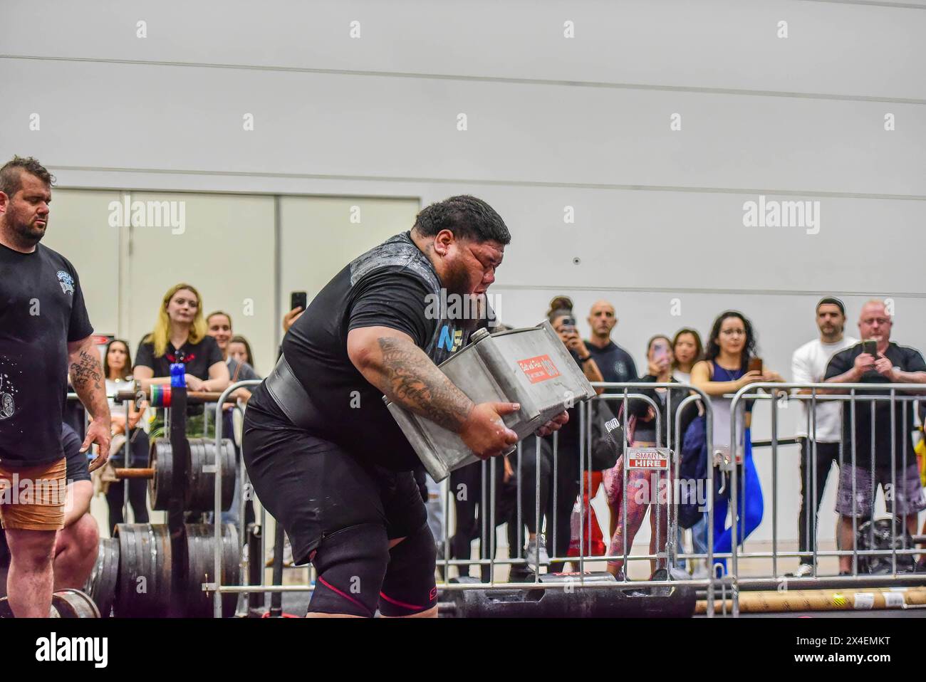 Strongman Phil Muliaga is seen in action at 2024 Oceania Strongman ...