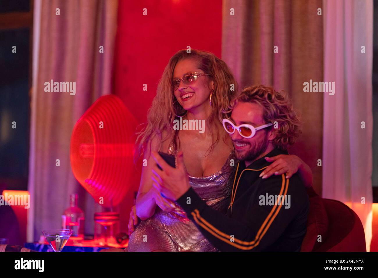 THE FALL GUY, Aaron Taylor-Johnson (right), 2024. ph: Eric Laciste ...