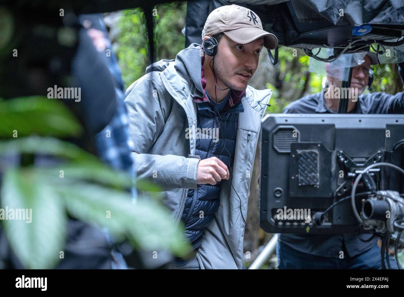 KINGDOM OF THE PLANET OF THE APES, director Wes Ball, on set, 2024. ph ...