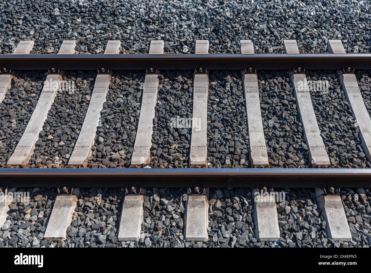 ISTANBUL, TURKEY - APRIL 9, 2024: Marmaray railroad tracks in Istanbul ...