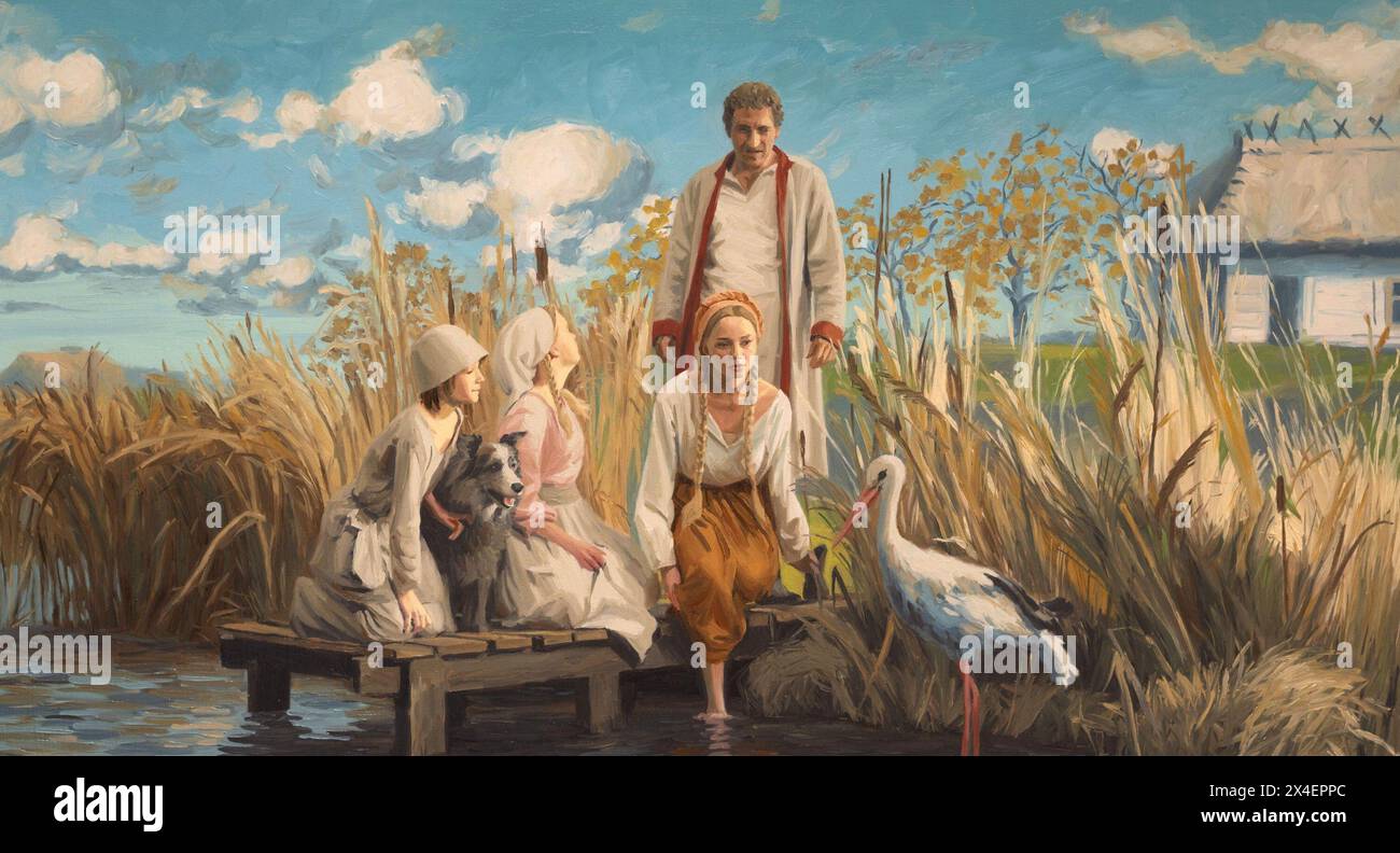 THE PEASANTS, (aka CHLOPI), Robert Gulaczyk (standing), Kamila ...