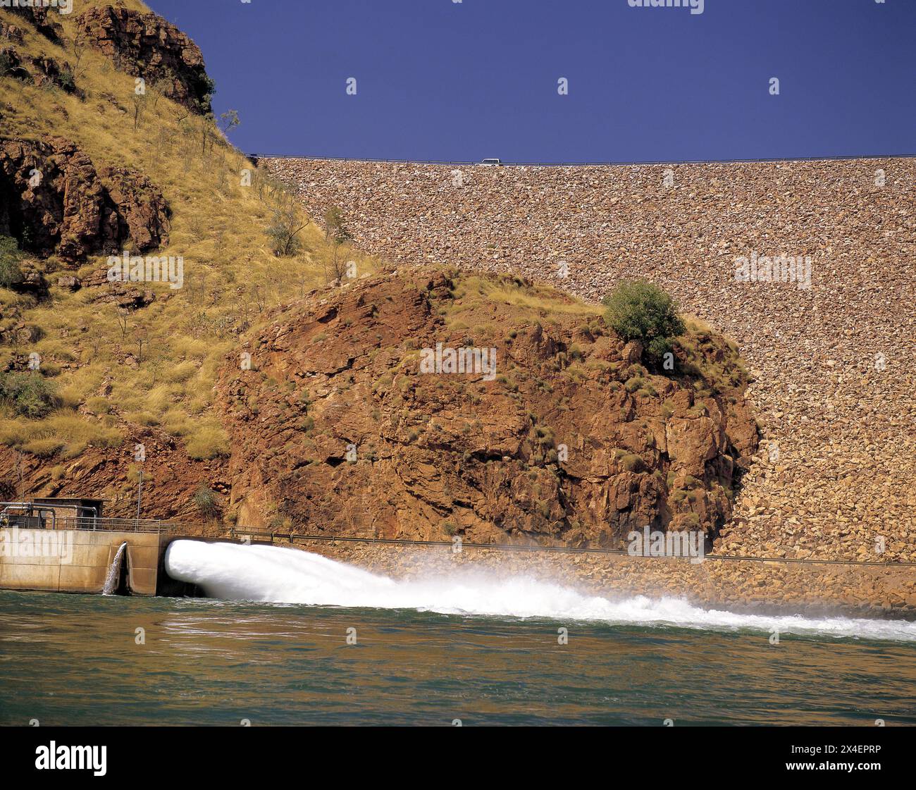 Ord River Dam wall in Western Australia Stock Photo - Alamy