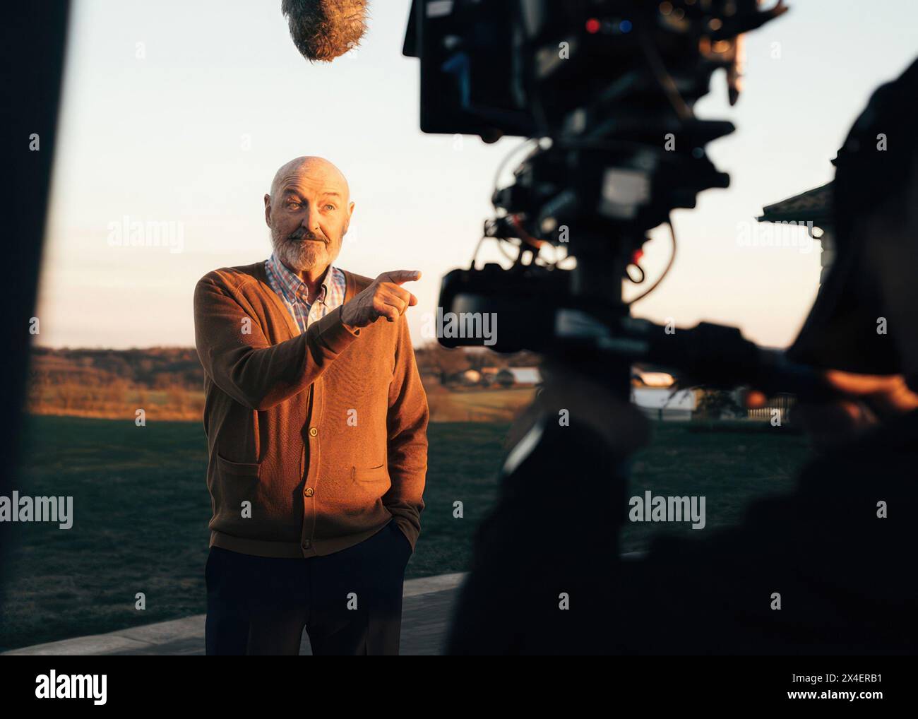 UNSUNG HERO, Terry O'Quinn, on set, 2023. © Lionsgate / courtesy ...