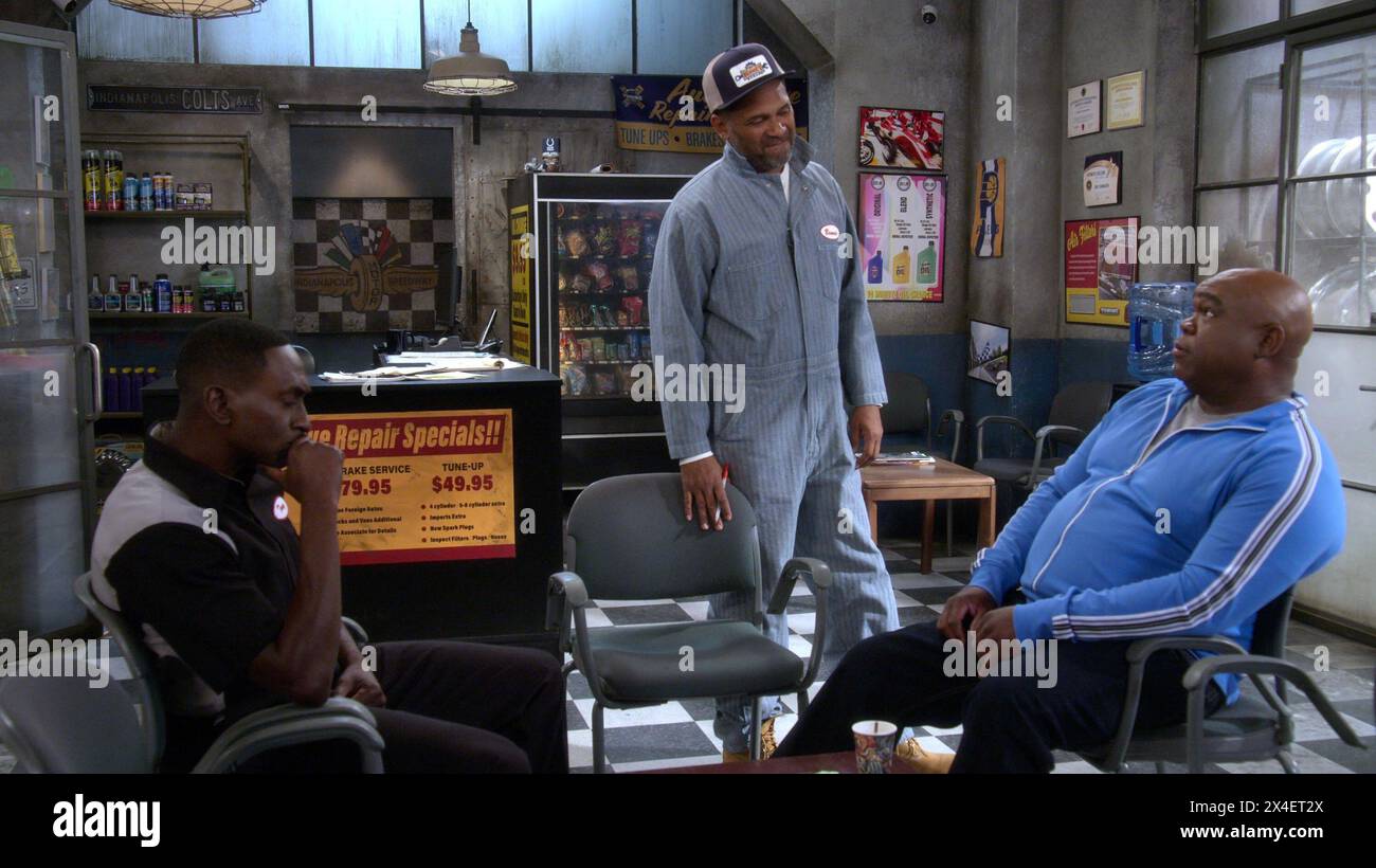 THE UPSHAWS, from left: Mike Estime, Mike Epps, Leonard Earl Howze ...