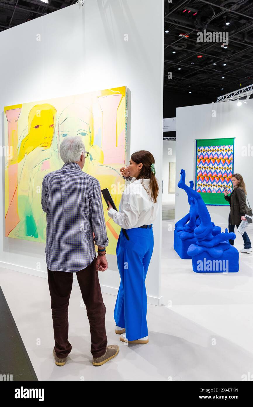 New York, NY, USA. 2nd May, 2024. The Frieze Art Fair, one of New York ...