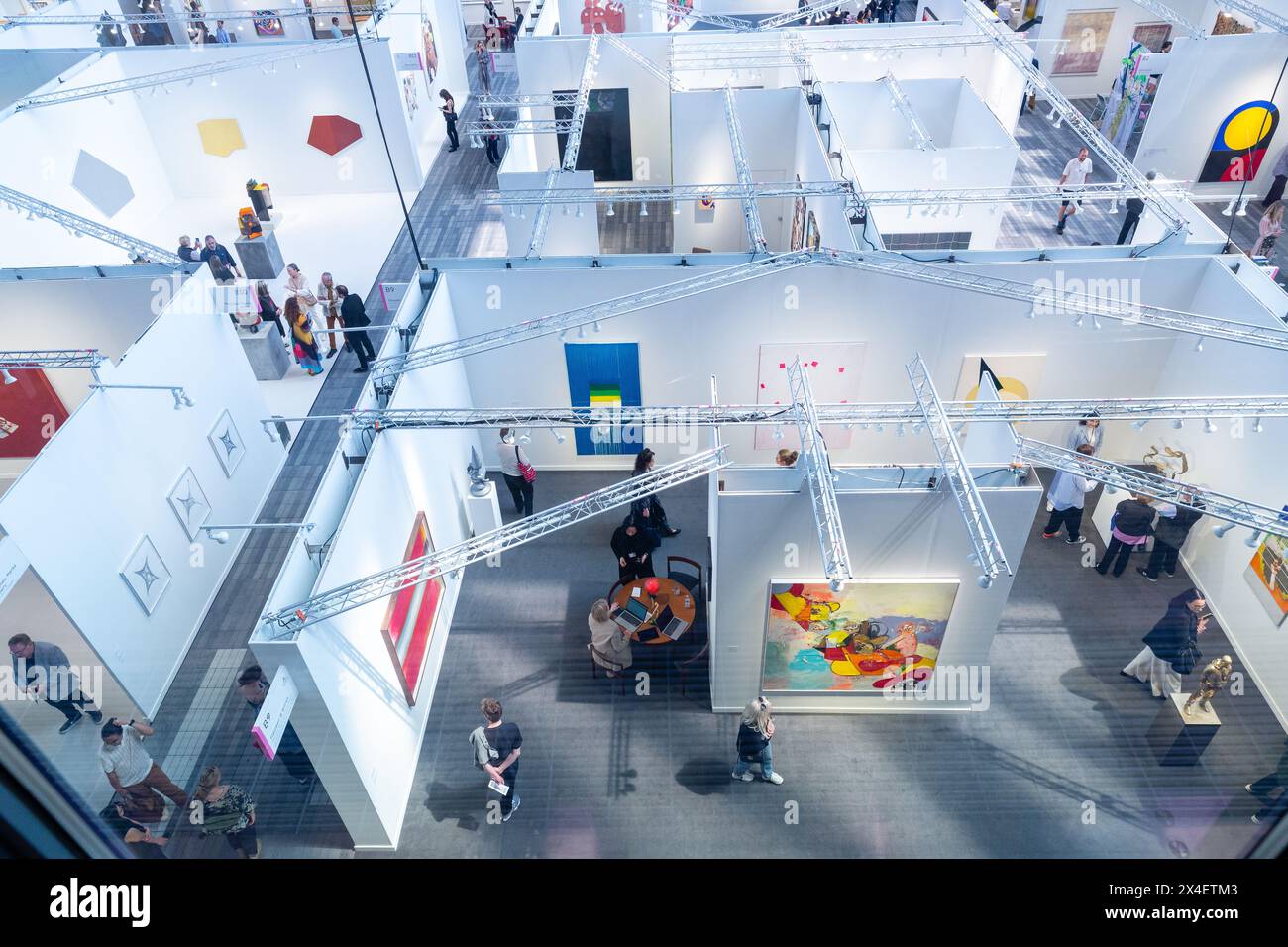 New York, NY, USA. 2nd May, 2024. The Frieze Art Fair, one of New York ...