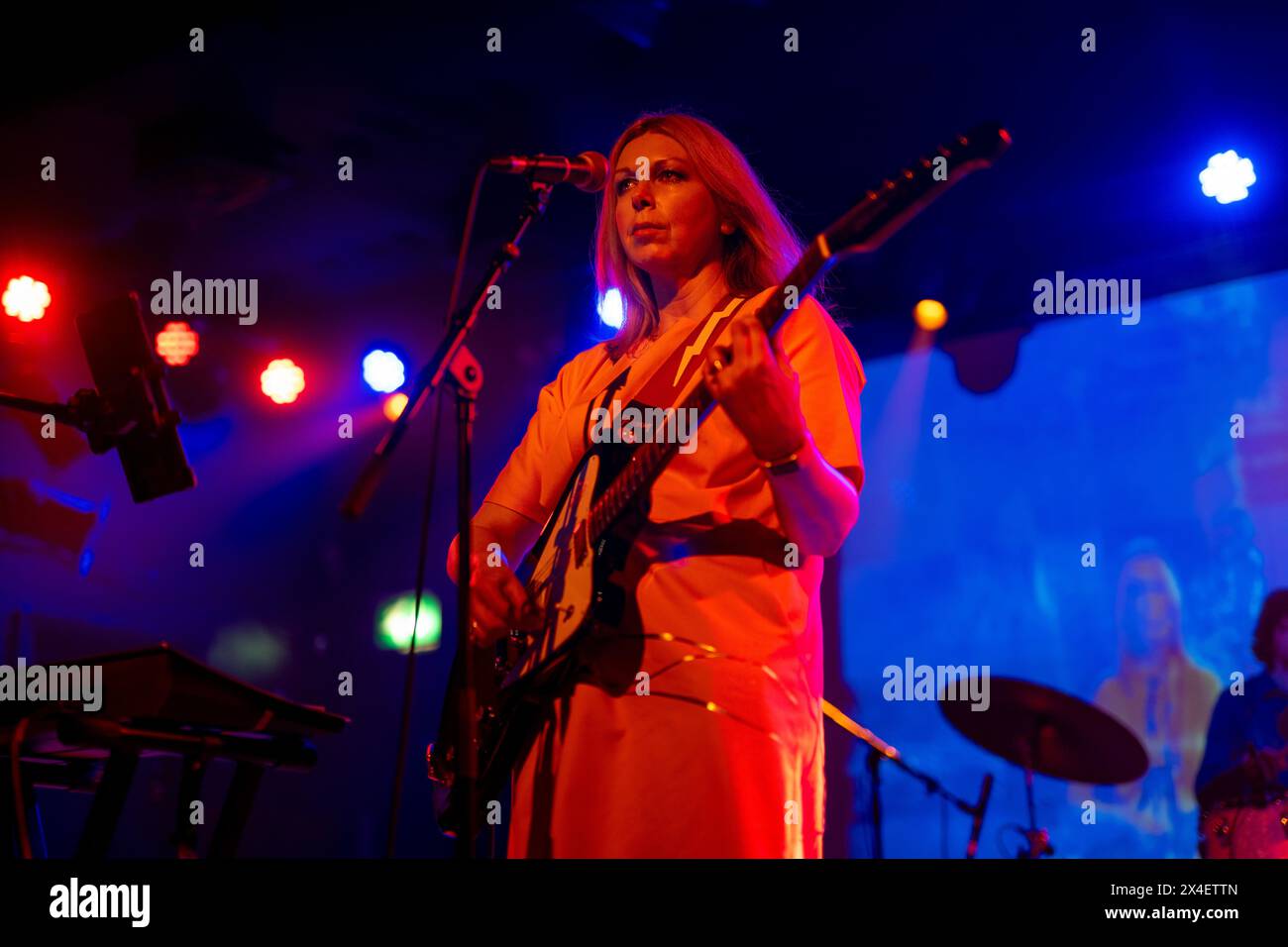 London, UK. Thursday, 2 May, 2024. Jane Weaver performing at Scala in ...
