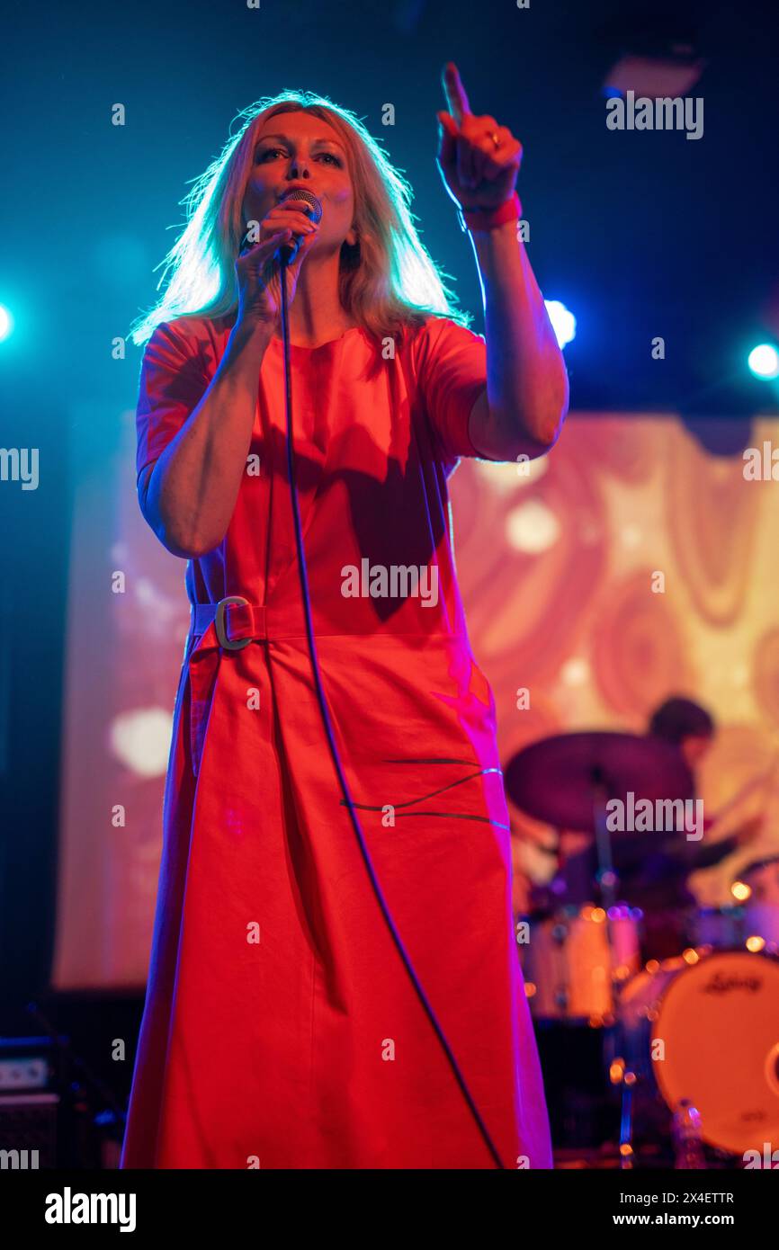 London, UK. Thursday, 2 May, 2024. Jane Weaver performing at Scala in ...