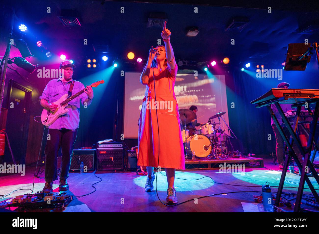 London, UK. Thursday, 2 May, 2024. Jane Weaver performing at Scala in ...