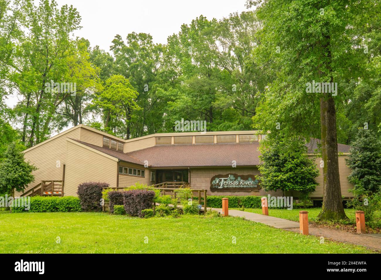 USA, Louisiana, Tensas National wildlife Refuge. Visitor center ...